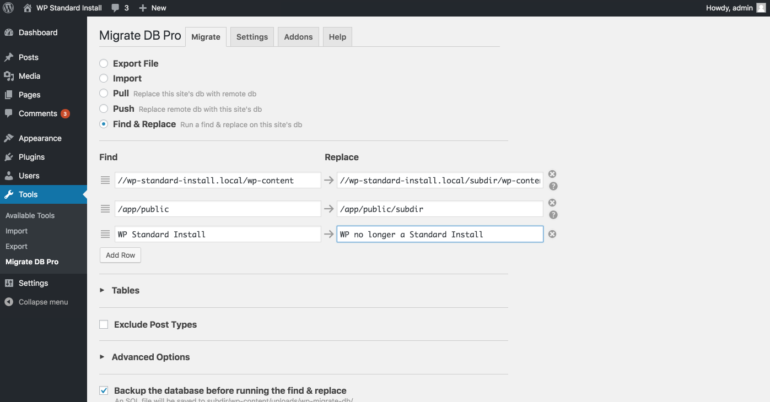Moving A Wordpress Root Install To A Subdirectory Install And Vice Versa