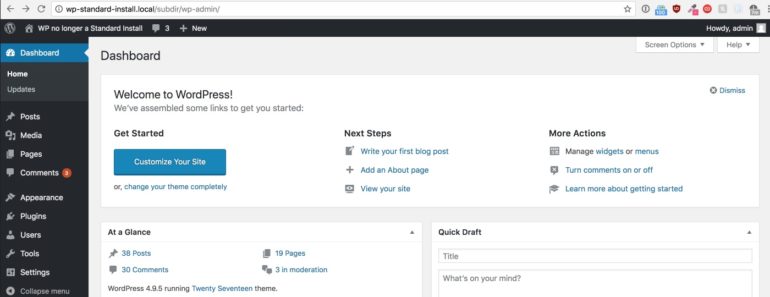 Moving A Wordpress Root Install To A Subdirectory Install And Vice Versa