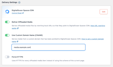 DigitalOcean Spaces CDN Setup