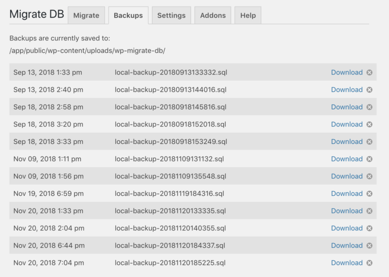 WP Migrate DB Pro 1.9 Released: New Backups Tab and Refactored PHP