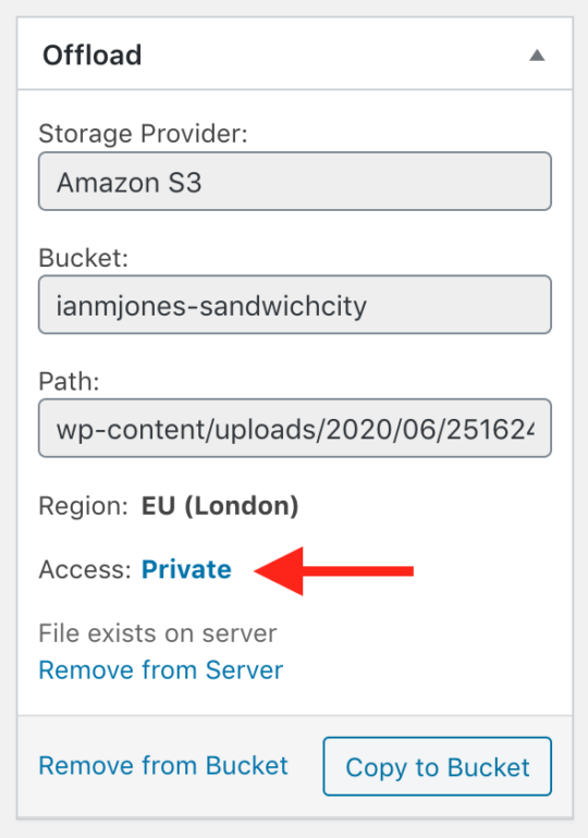 How to Restrict Access to Offloaded Media