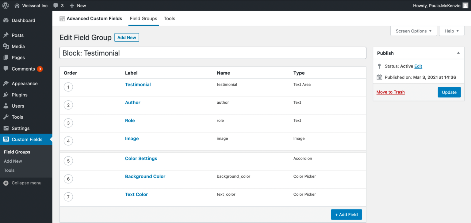 Advanced Custom Fields A Guide To Custom Fields And Acf Blocks Delicious Brains