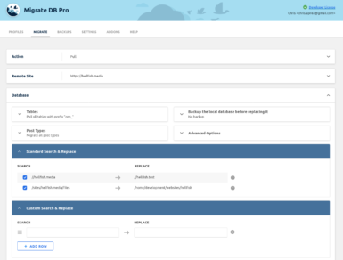 Migrating your entire WordPress site using WP Migrate DB Pro
