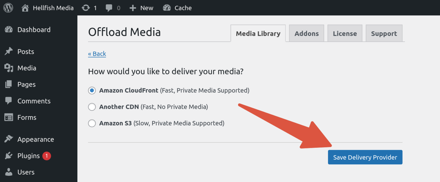CloudFront Setup for Media Offloaded to Amazon S3