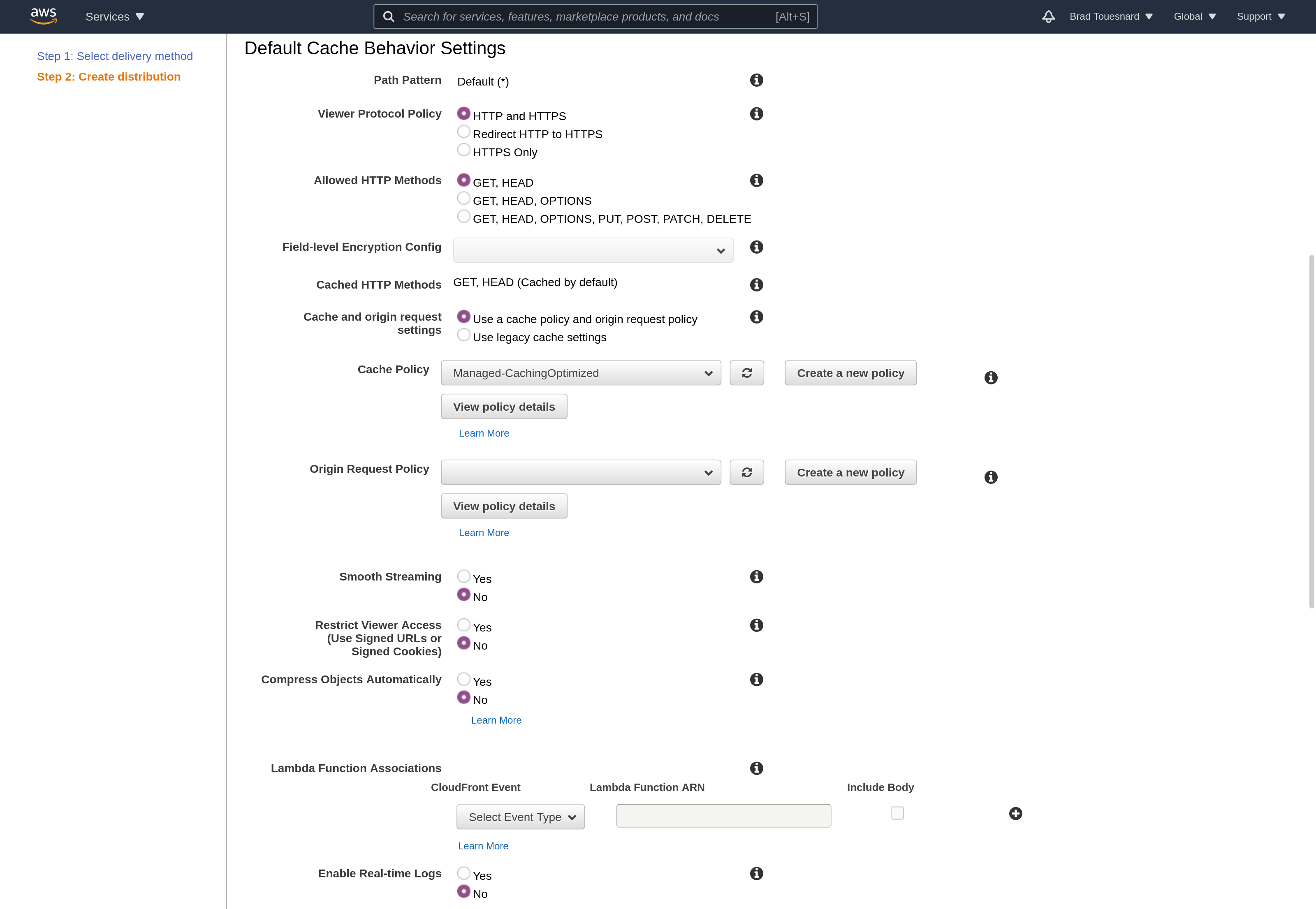 CloudFront Setup for Media Offloaded to Amazon S3