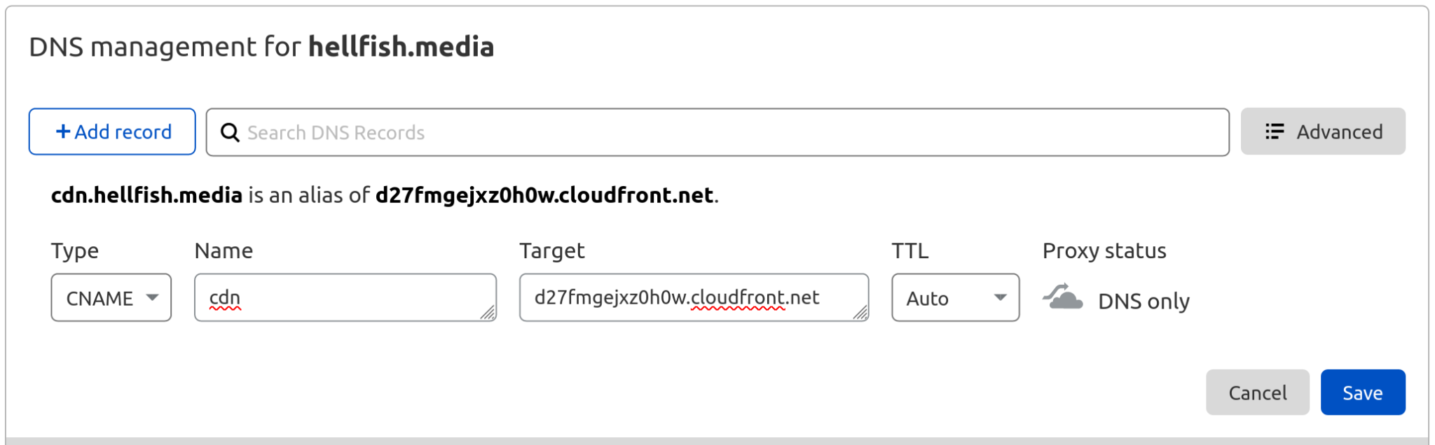 CloudFront Setup for Media Offloaded to Amazon S3
