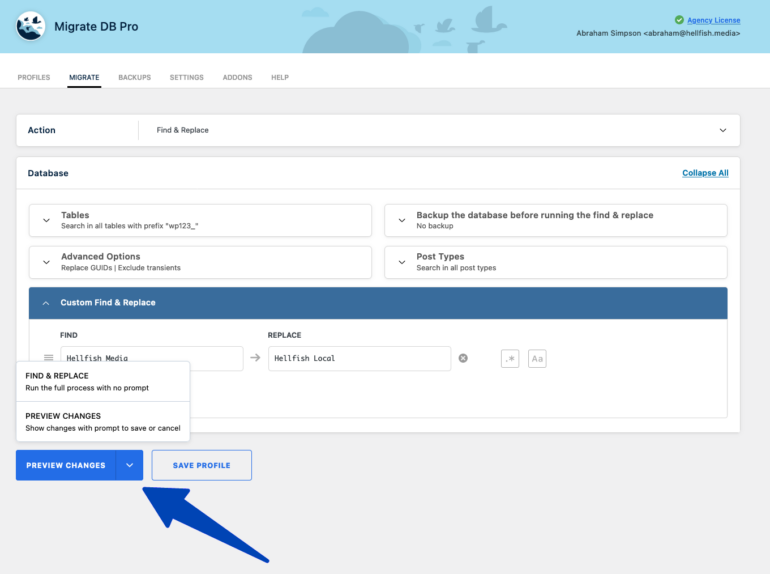 Find & Replace Fields