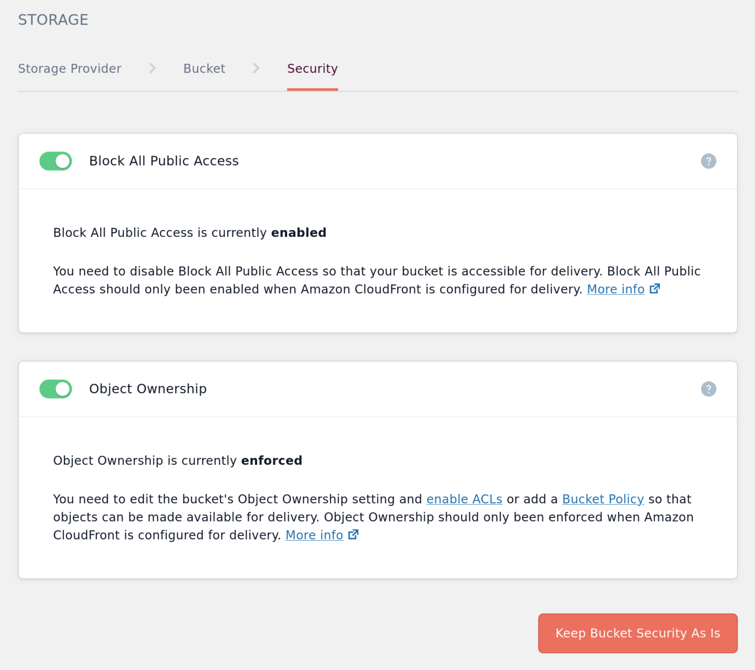 Amazon S3 Quick Start Guide