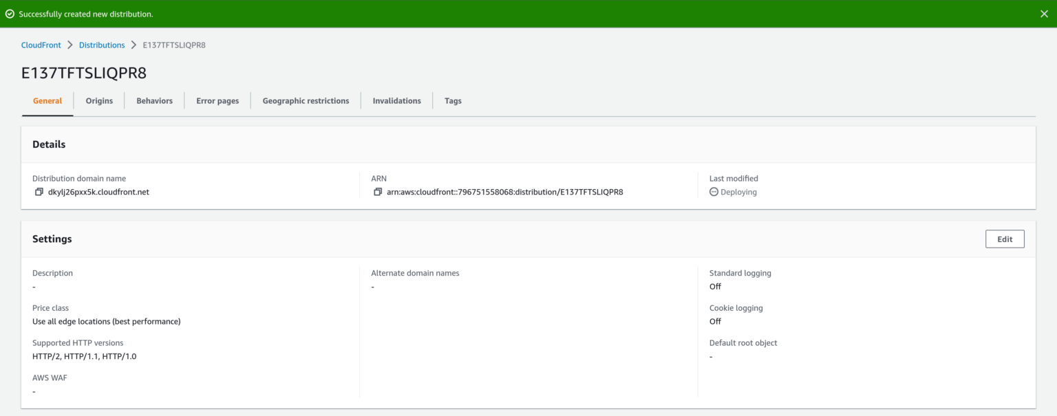 CloudFront Setup for Media Offloaded to Amazon S3