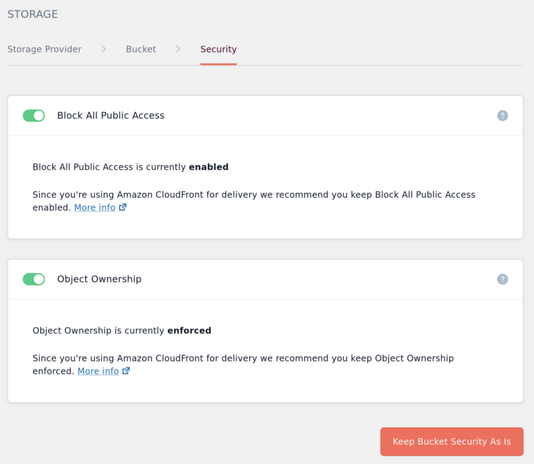 Amazon S3 Bucket Object Ownership
