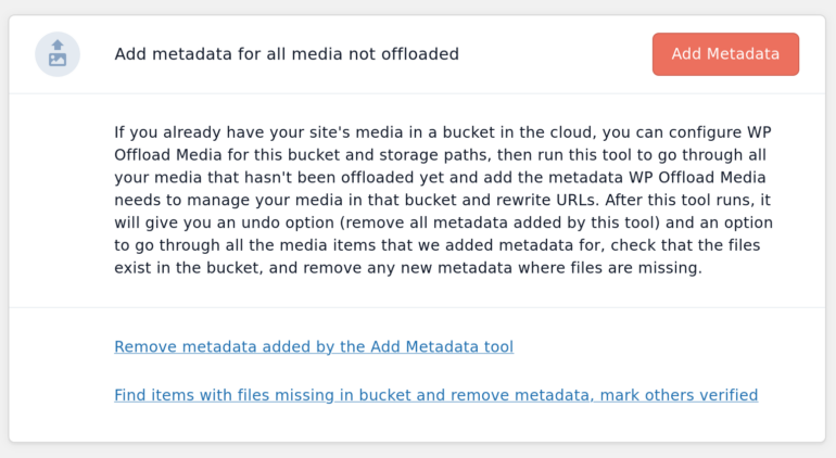 Add Metadata Tool: For When Your Media is Already in a Bucket